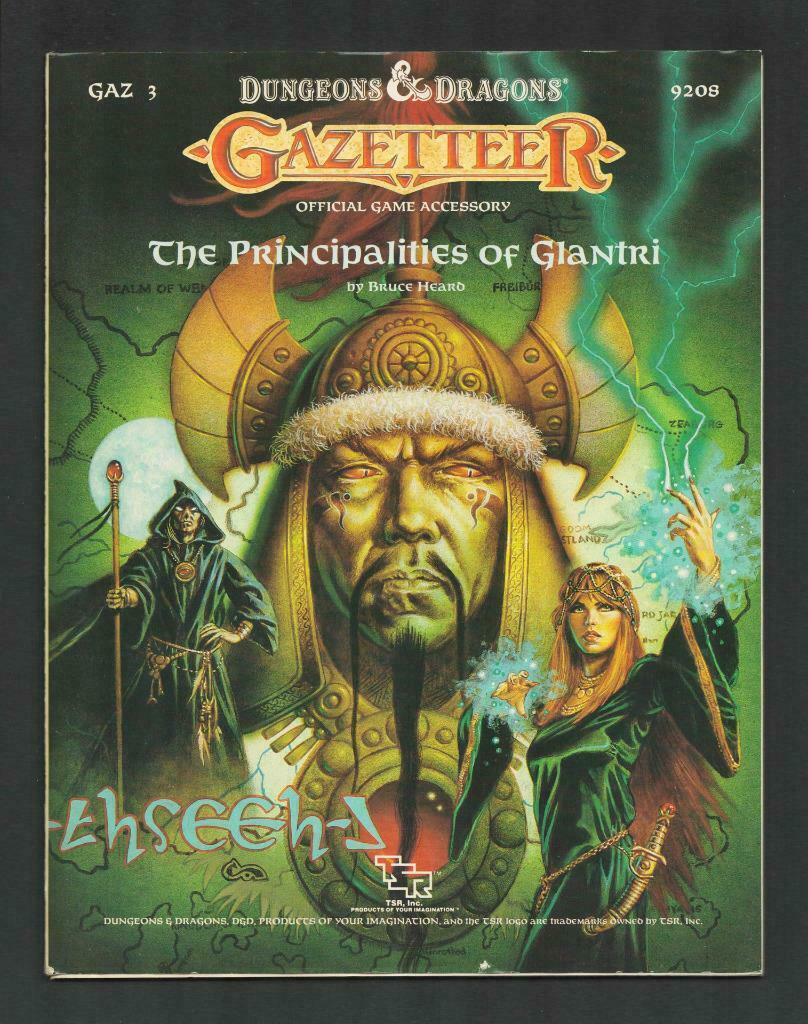 Principalities of Glantri w\map, Gazetteer GAZ3, GAZ 3, D&D, 10,000+ P ...