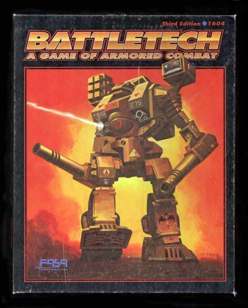 BattleTech 3rd Edition w/Plastic Mechs Figures, FASA 1604, Great MegaE ...